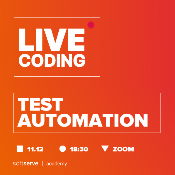 Live coding сесія з автоматизації тестування